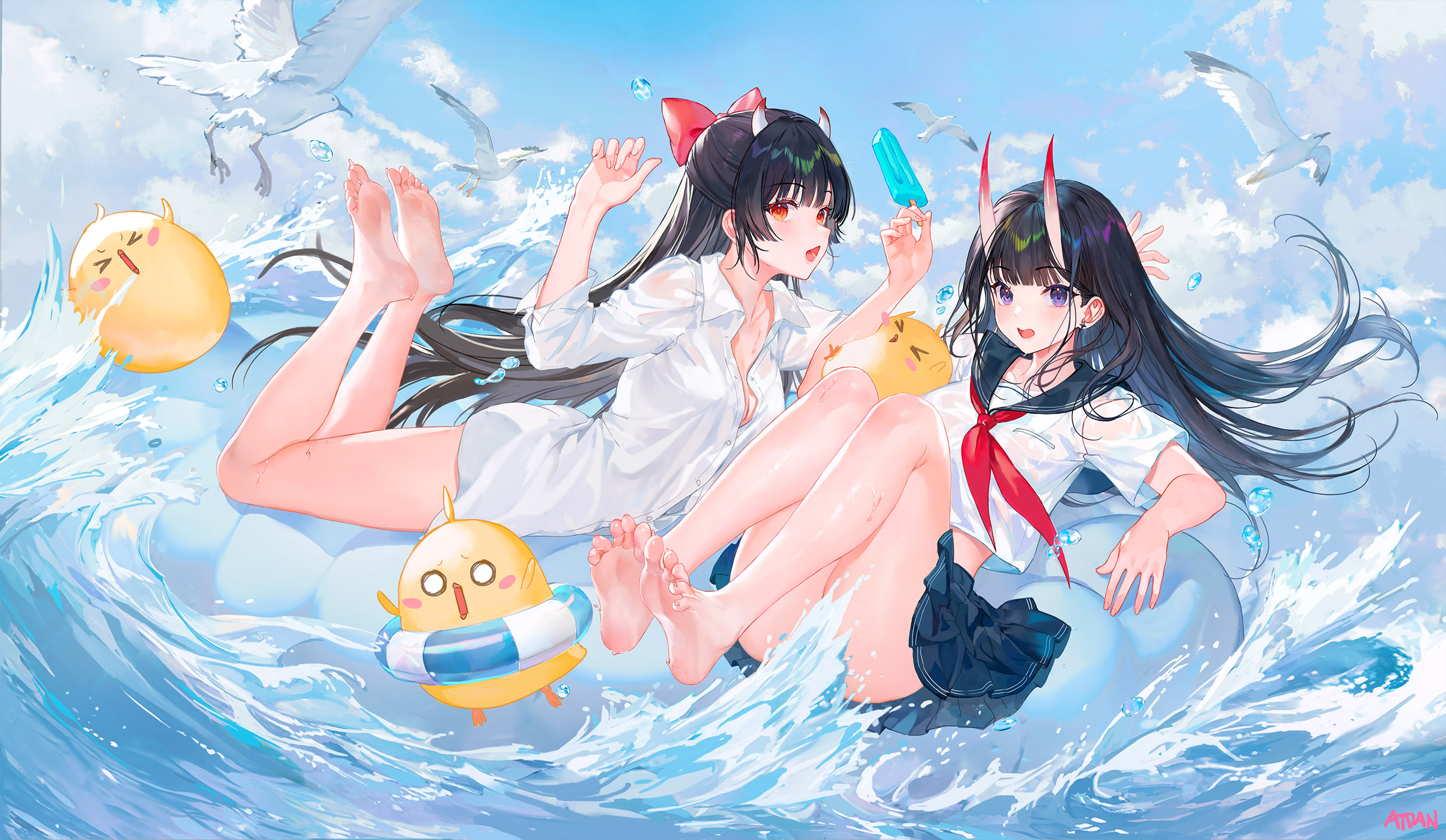 atdan azur lane manjuu (azur lane) noshiro (azur lane) sakawa (azur lane) artist revision ...